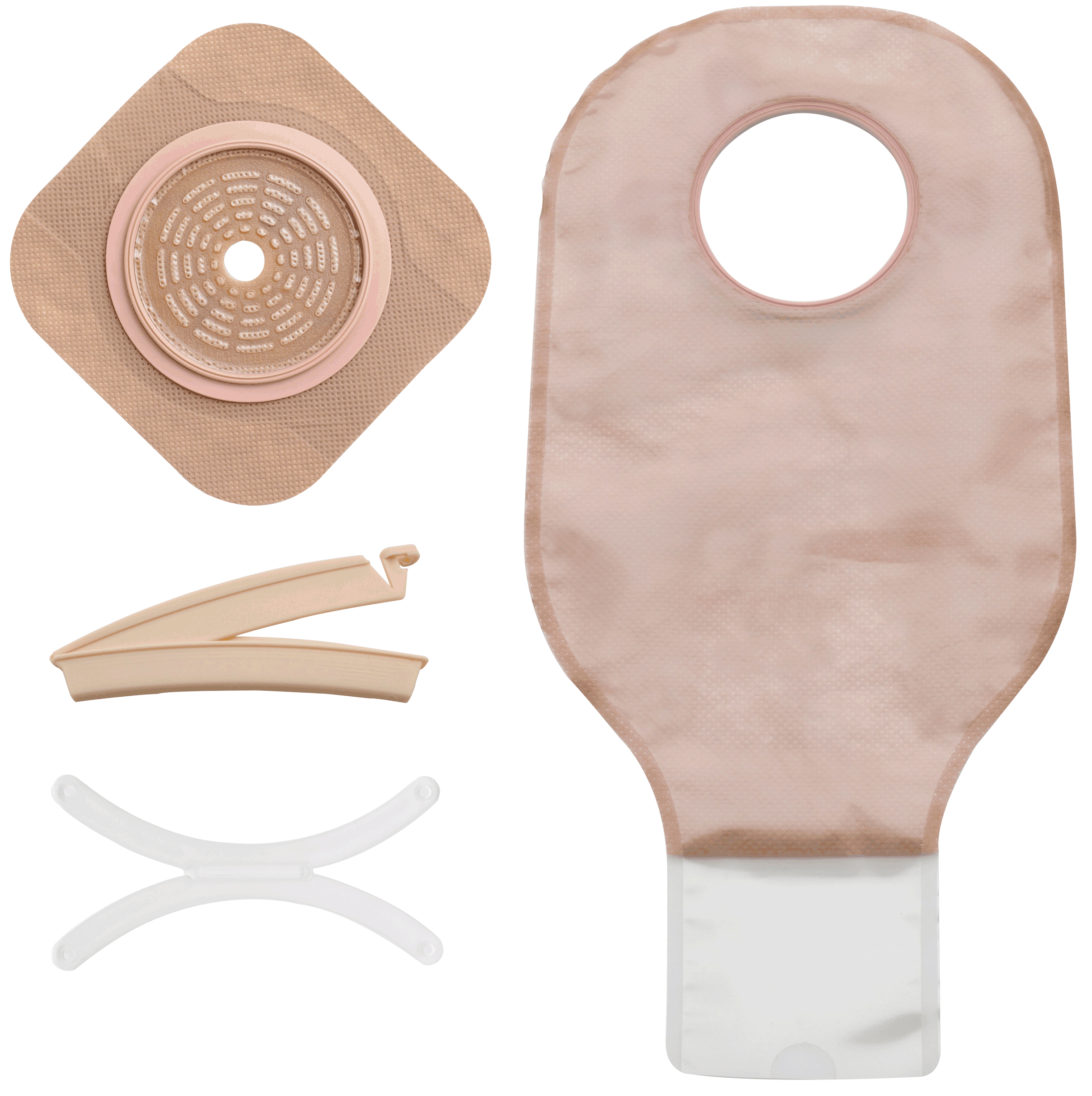 BX/5 New Image Two-Piece Drainable Ostomy Kit, Cut-to-Fit Stoma up to ...